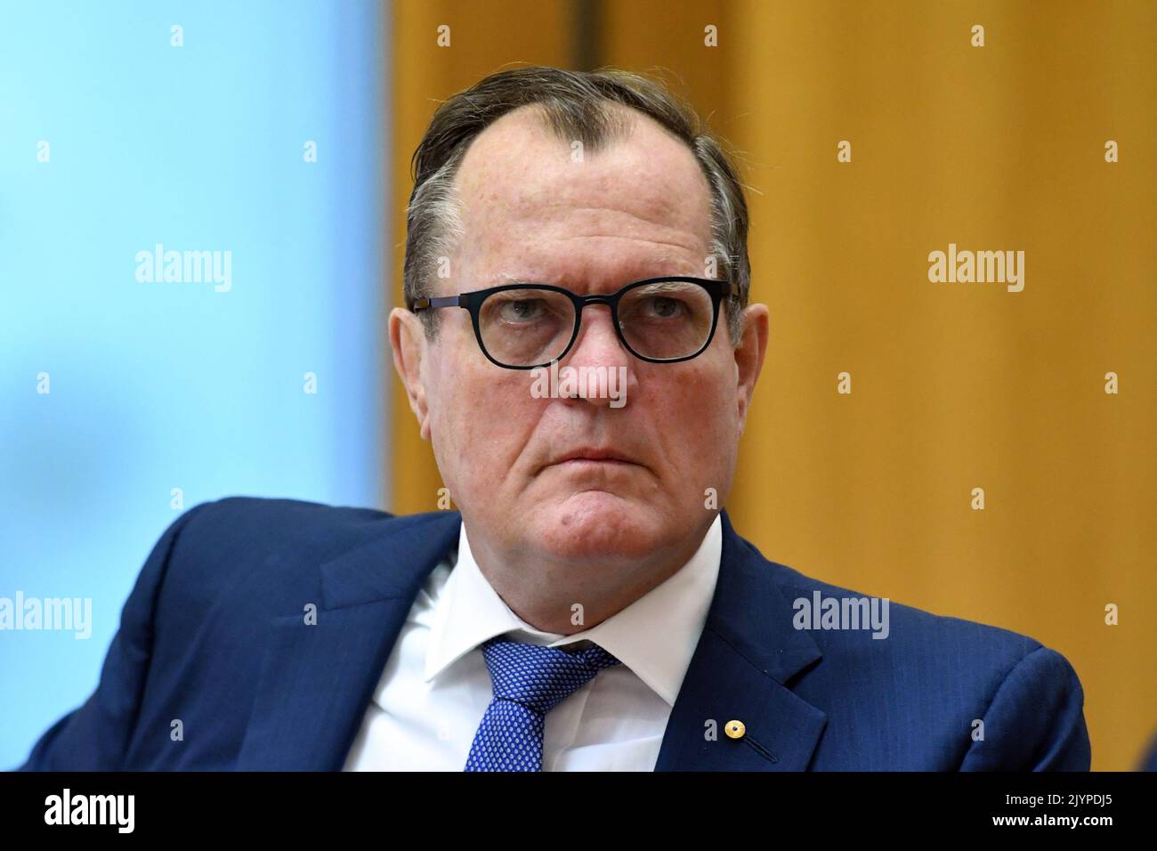 Australian Taxation Office ATO Commissioner Chris Jordan during Senate ...