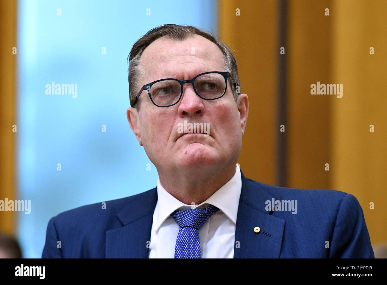 Australian Taxation Office ATO Commissioner Chris Jordan during Senate ...