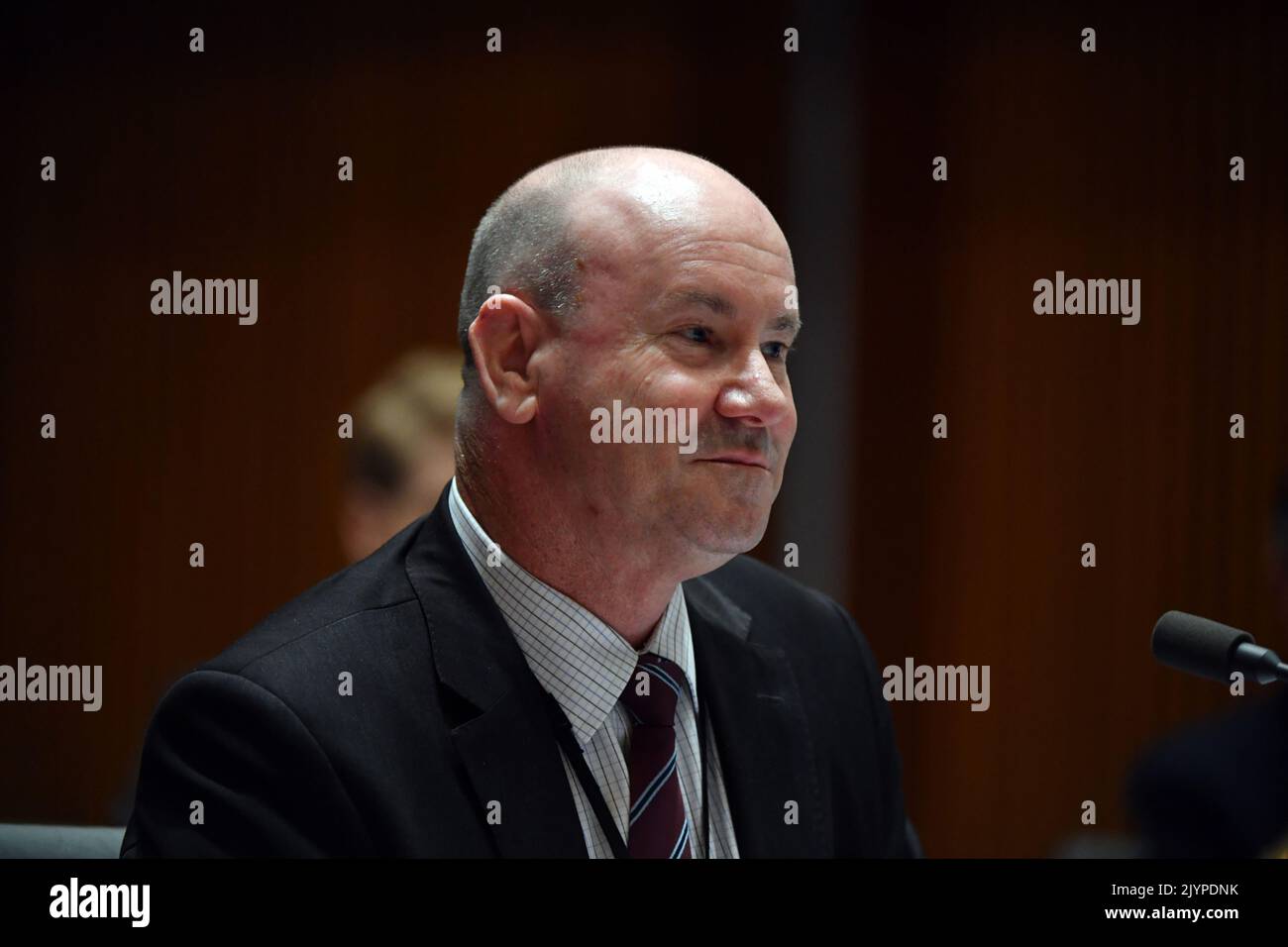 Department of Defence Secretary Greg Moriarty during Senate Estimates ...