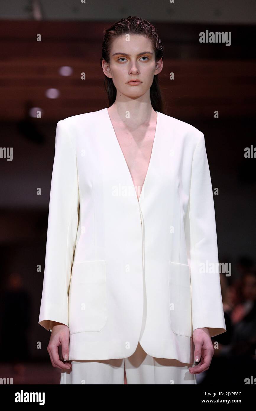 Models walk the runway during the Beare Park show at Australian Fashion ...