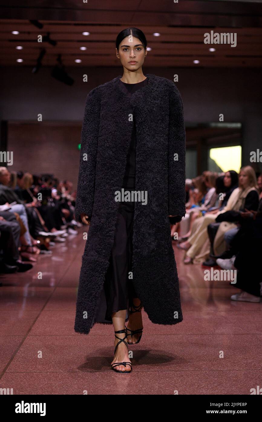 Models walk the runway during the Beare Park show at Australian Fashion ...