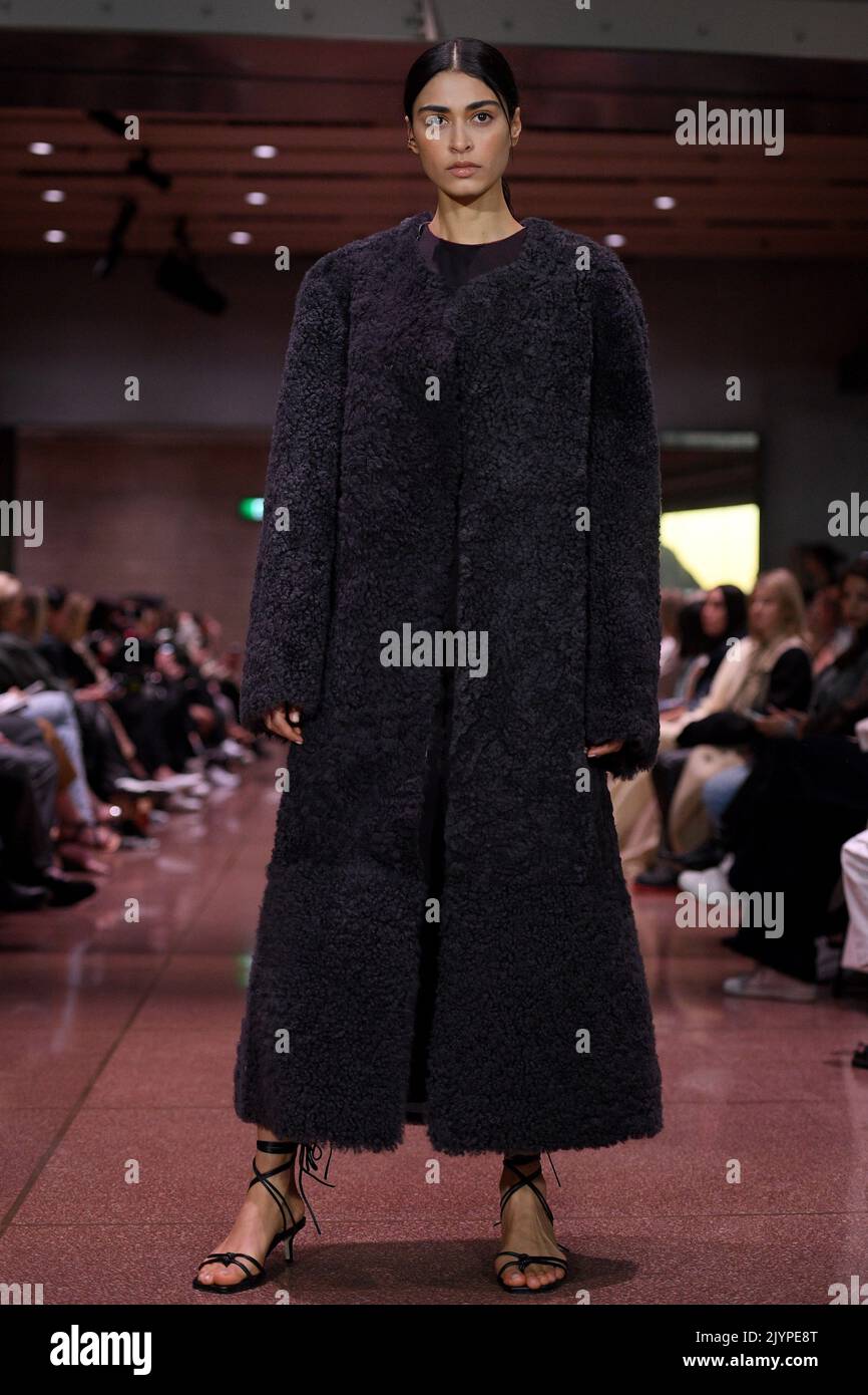 Models walk the runway during the Beare Park show at Australian Fashion ...