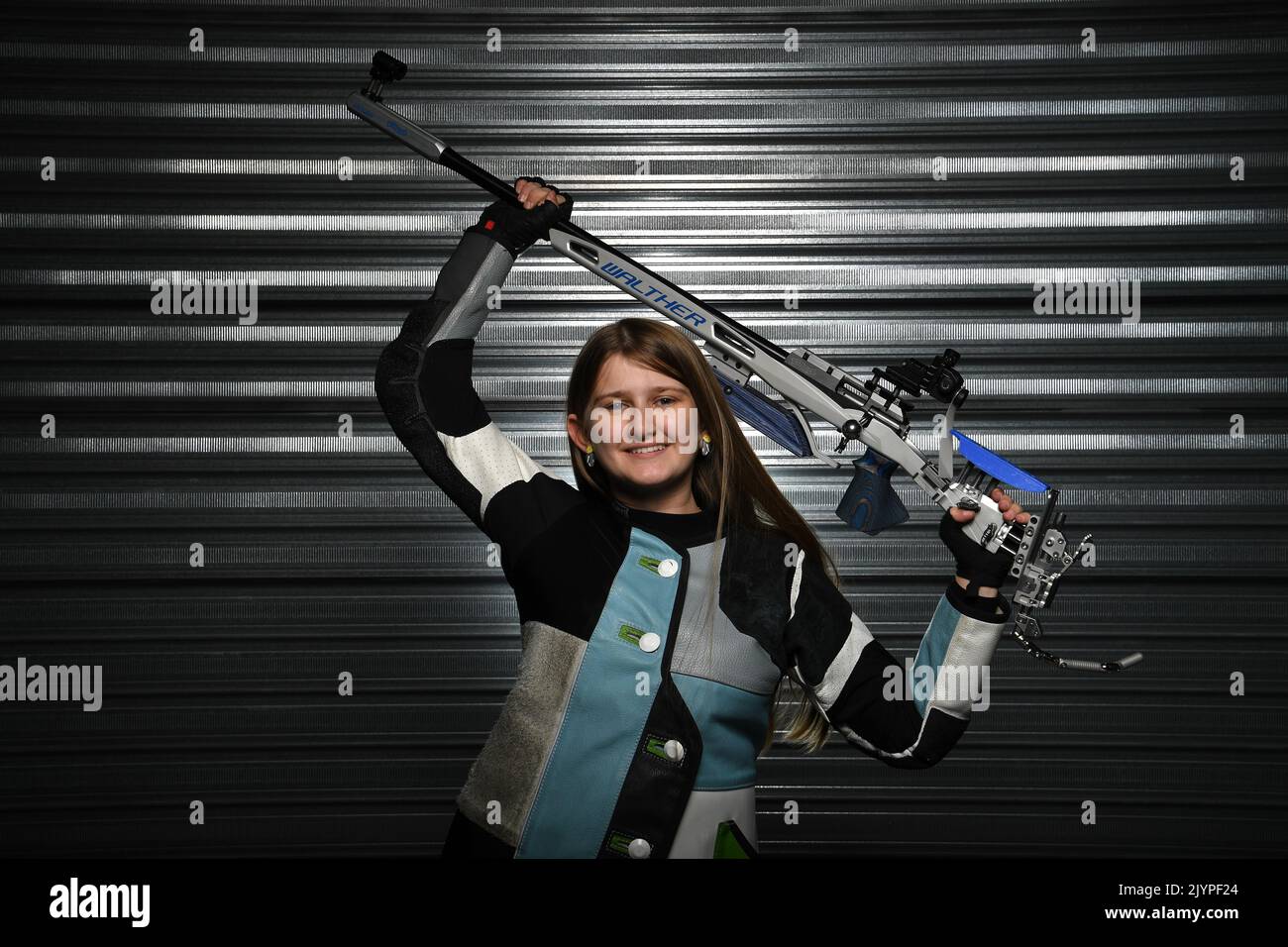 Katarina Kowplos, who will be competing in the Mixed 10 metre Air Rifle ...