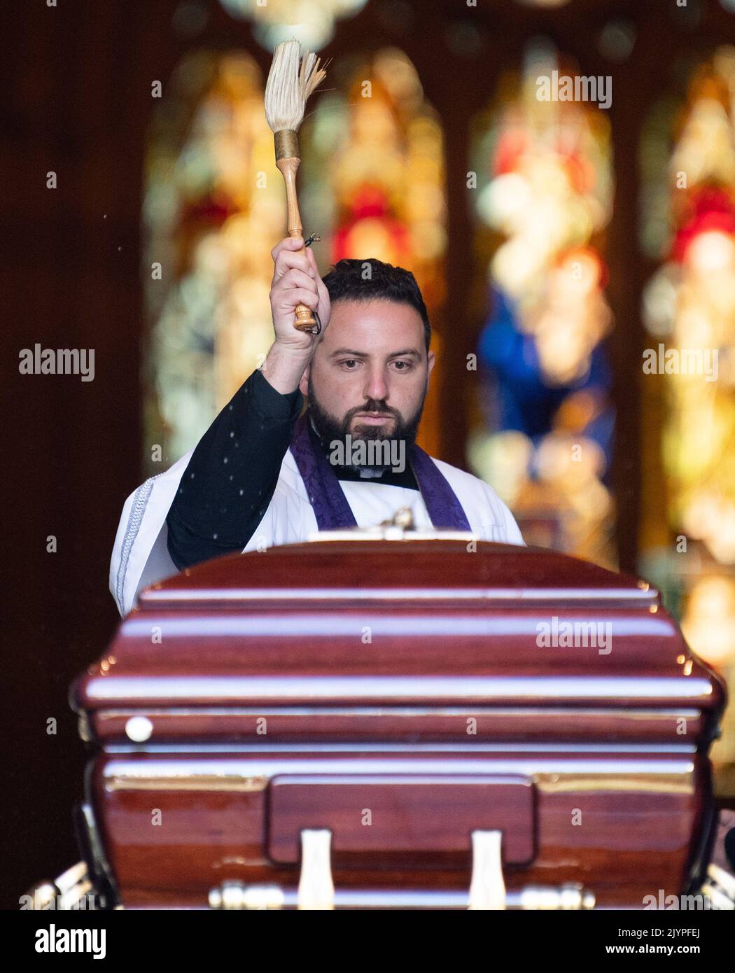 Bob Fulton’s casket arrives at the State Funeral for rugby league ...