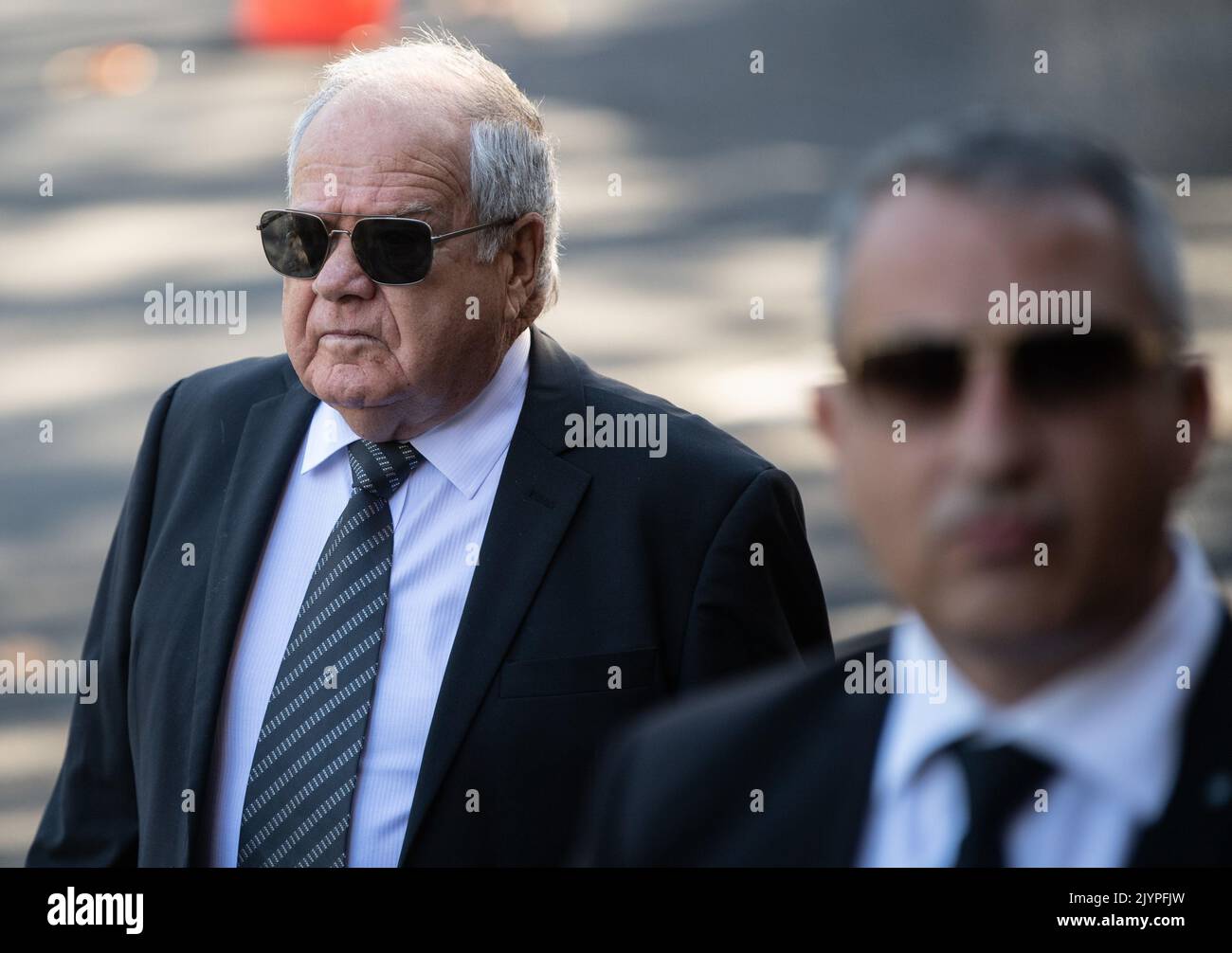 Mourners outside the Cathedral ahead of the State Funeral for rugby ...