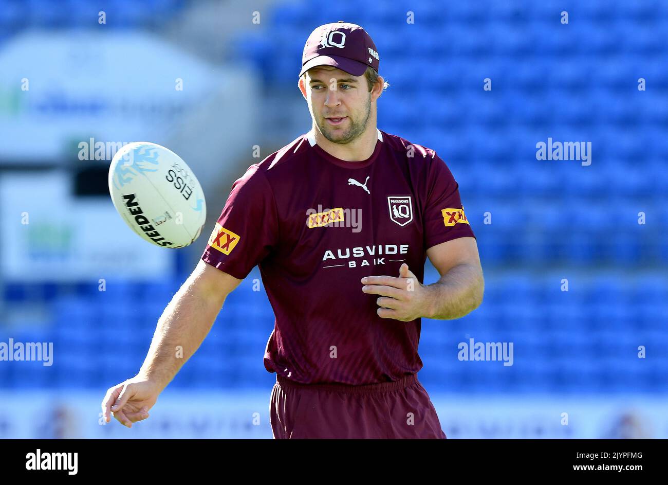 Christian Welch is seen during the Queensland Maroons State of Origin ...