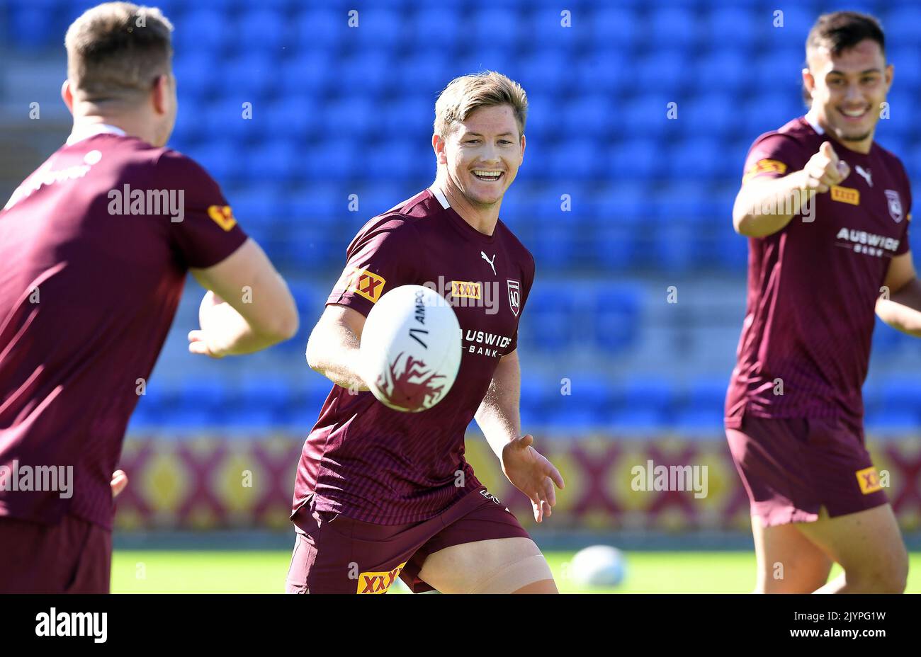 Harry Grant is seen during the Queensland Maroons State of Origin team ...