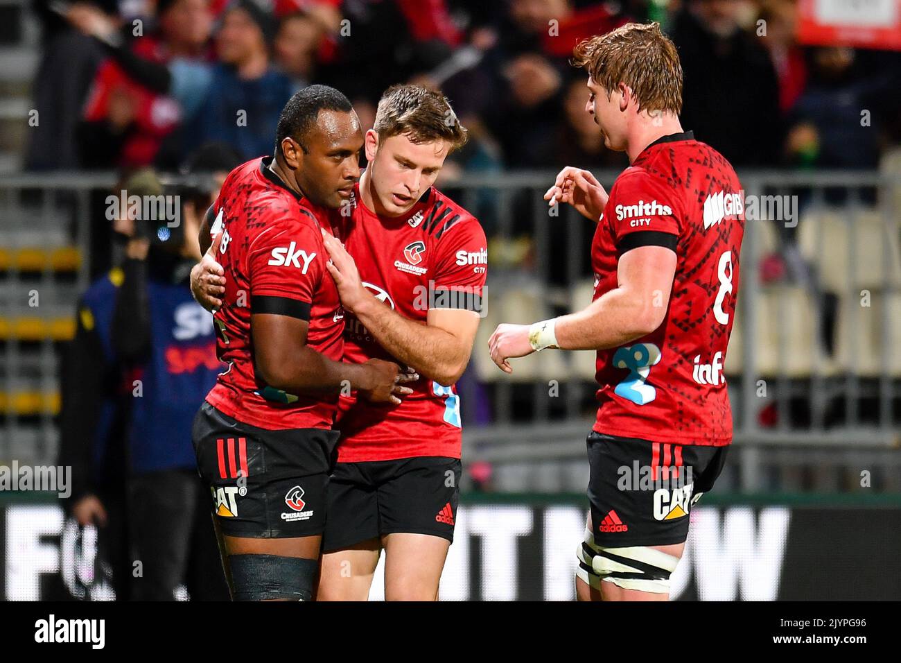 Fergus Burke and Cullen Grace celebrates Manasa Mataele (left) of the ...