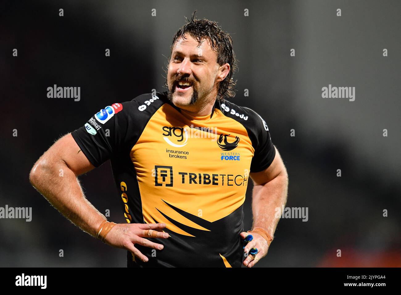 Jeremy Thrush of the Force during the Round 4 Trans-Tasman Super Rugby ...