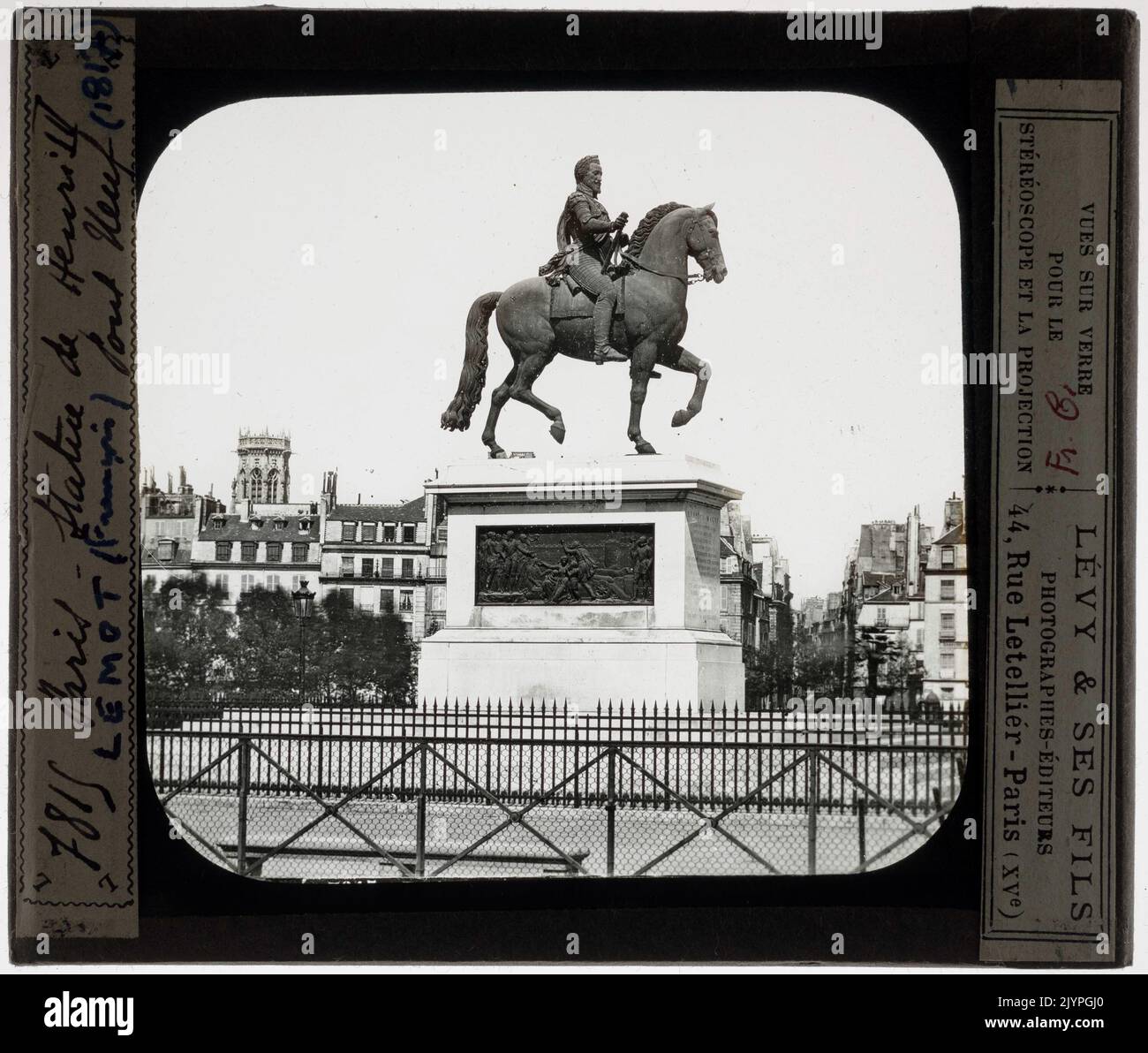 François-Frederic Lemot's equestrian statue of Henri IV stands as a ...