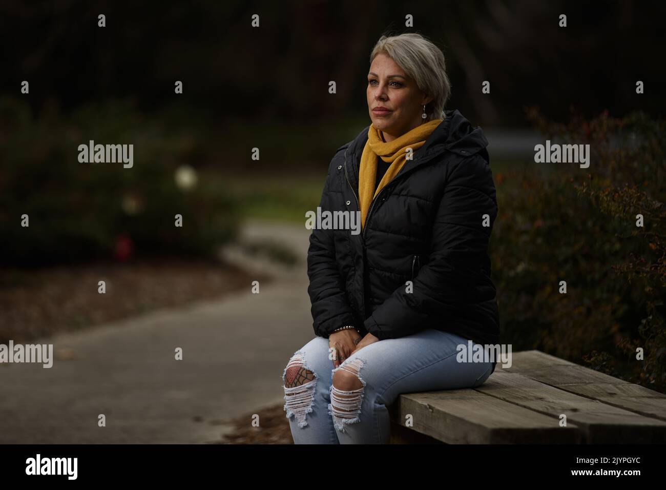 Taryn Claut poses for a portrait in Melbourne, Tuesday, May 11, 2021 ...