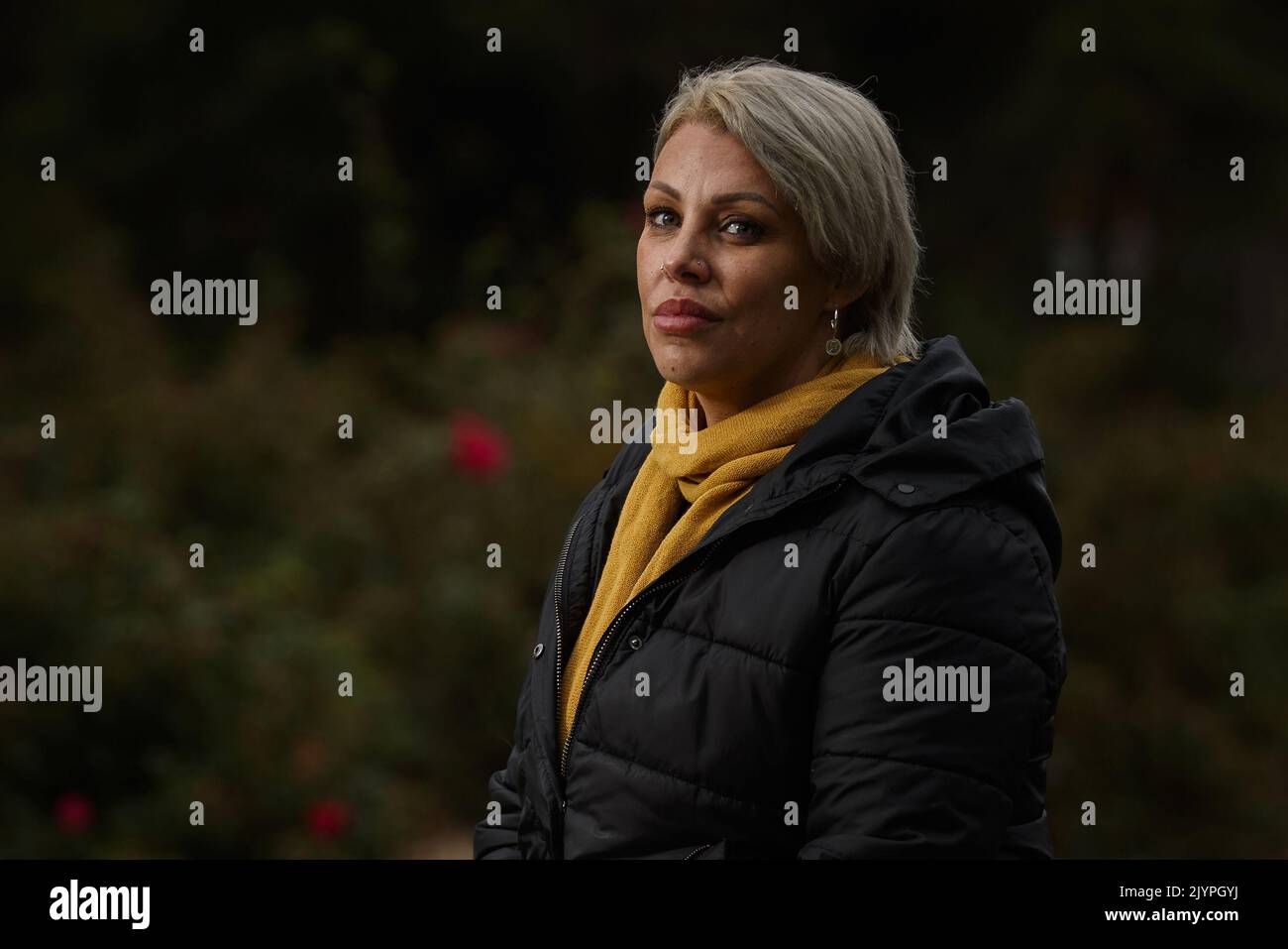 Taryn Claut poses for a portrait in Melbourne, Tuesday, May 11, 2021 ...