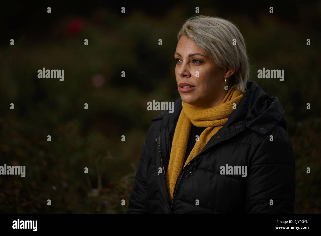 Taryn Claut poses for a portrait in Melbourne, Tuesday, May 11, 2021 ...