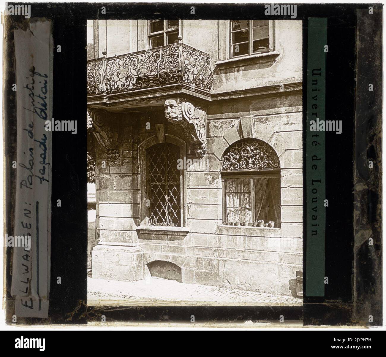 The exterior of the Land-oriented building in Ellwangen features a ...