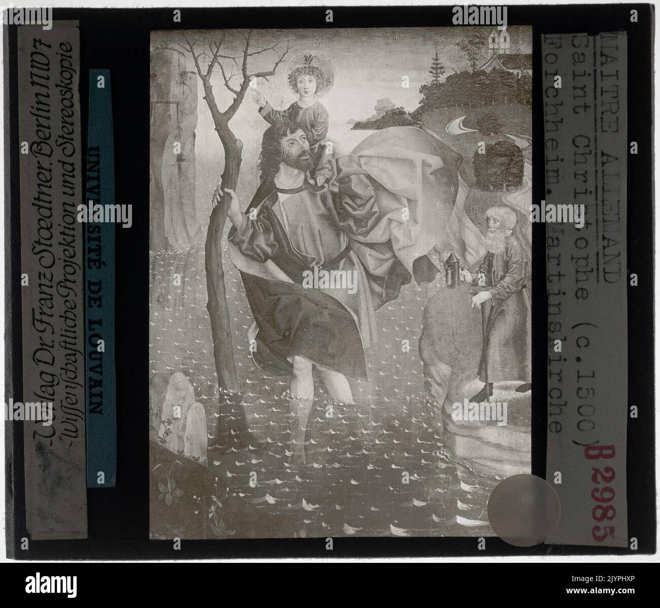 Holy Christoffel is a religious figure often depicted in Christian art ...