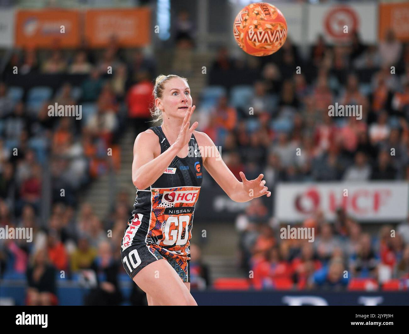 April Brandley of the Giants during the Round 6 Super Netball match ...