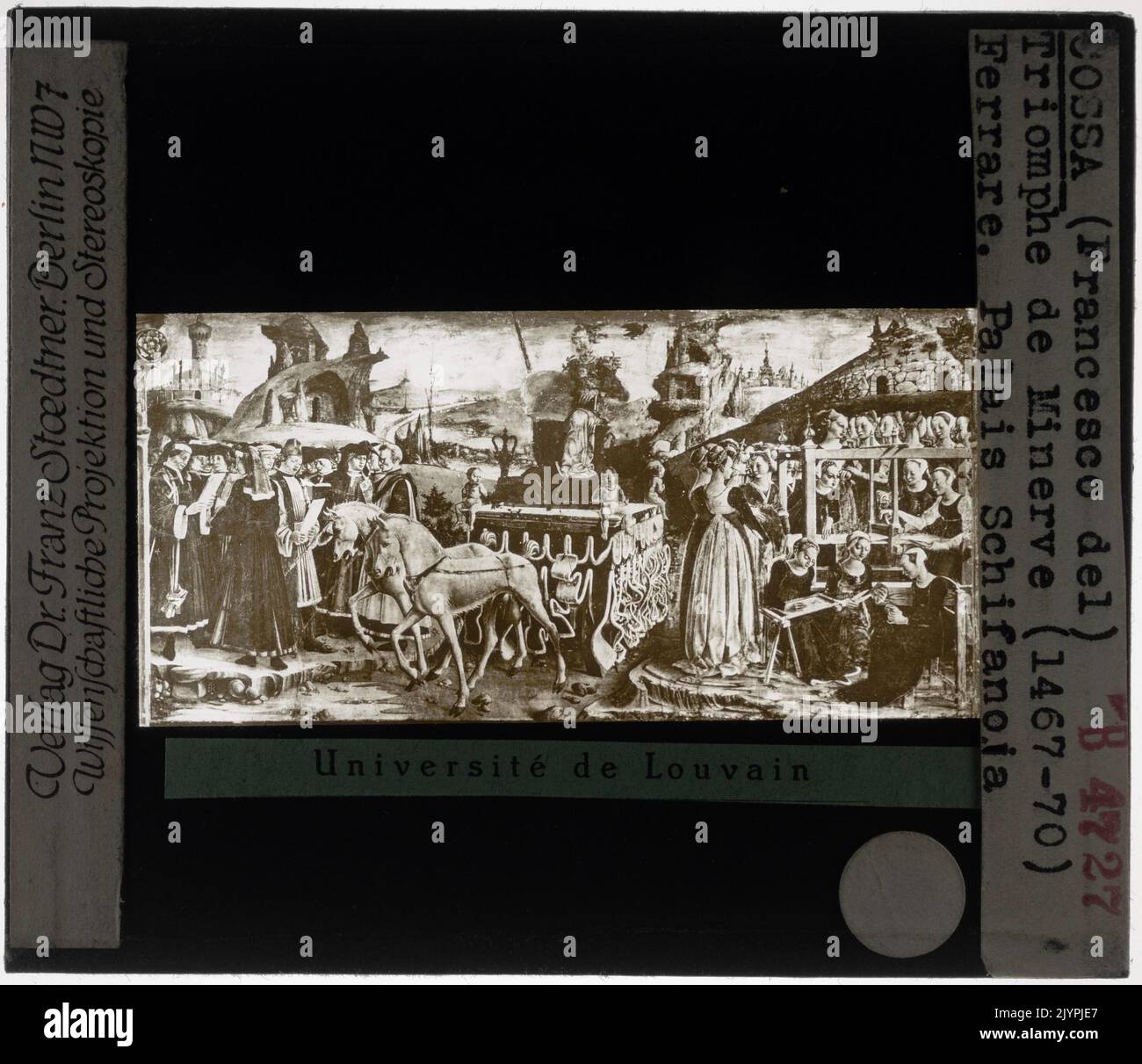 Francesco Del Cossa. Salone of the months in Palazzo Schifanoia Maart ...