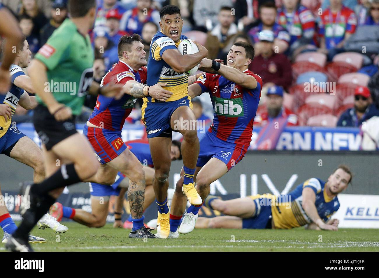 Waqa Blake of the Eels during the Round 13 NRL match between the ...
