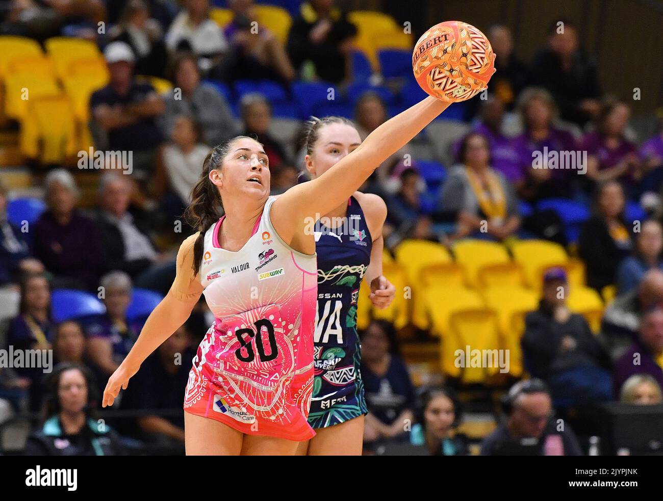 Matilda Garrett of the Thunderbirds in action during the Round 6 Super ...