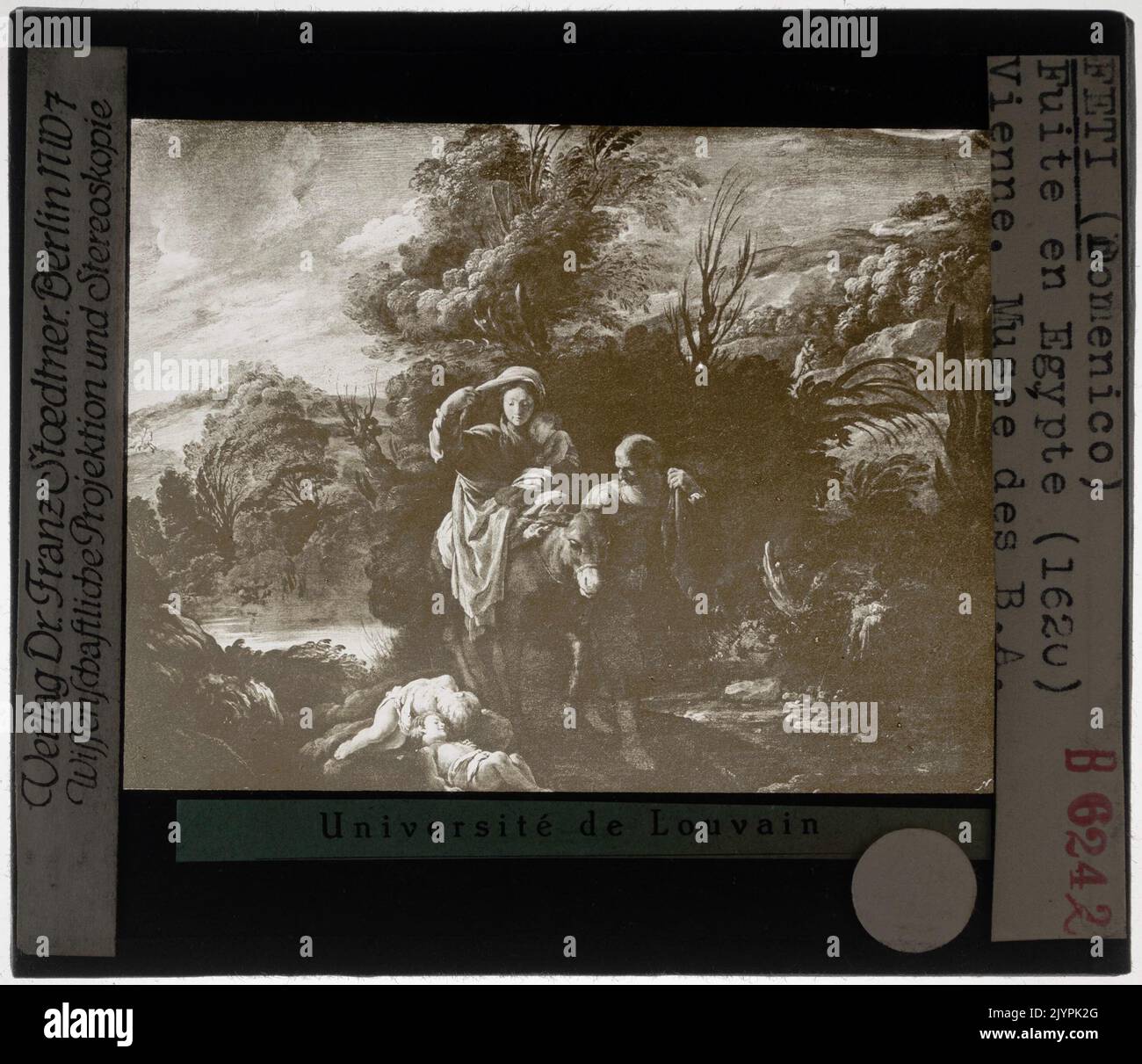 Domenico Fetti's painting 'The Flight to Egypt' depicts the biblical ...