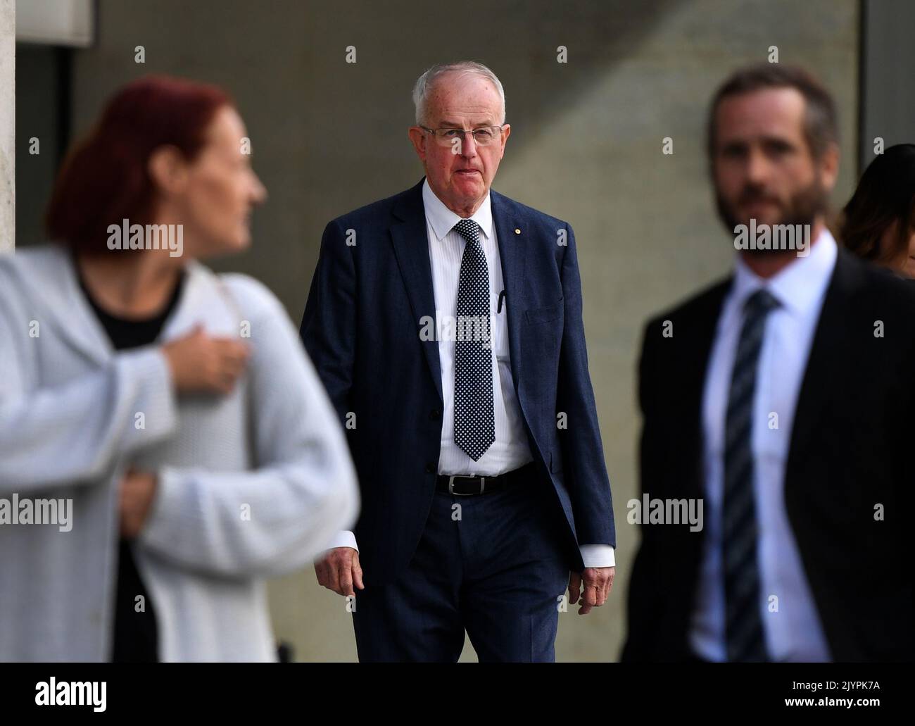 Former Queensland police commissioner Bob Atkinson leaves the District ...