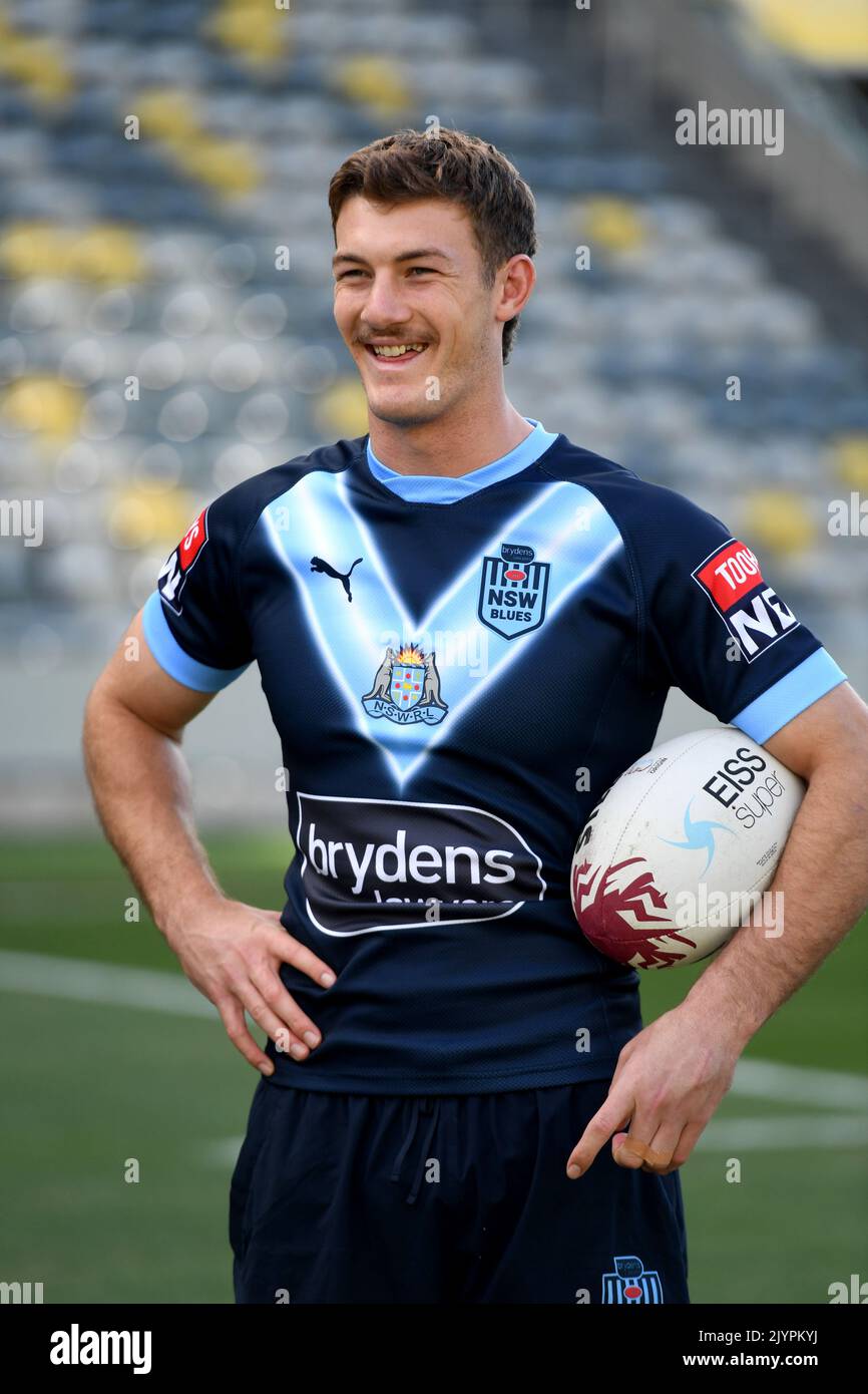 Campbell Graham during the Blues Captain's training run at Queensland ...