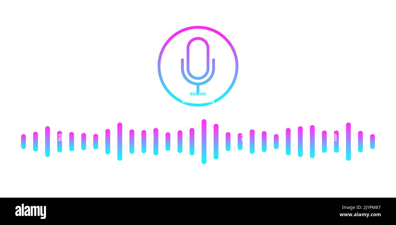 Voice message icon. Voice messaging correspondence. Voice messages ...