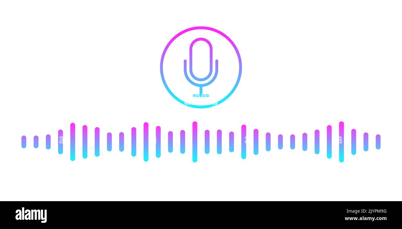 Voice message icon. Voice messaging correspondence. Voice messages ...