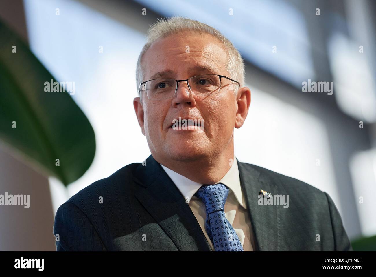 Prime Minister Scott Morrison addresses the Perth US Asia Centre at ...