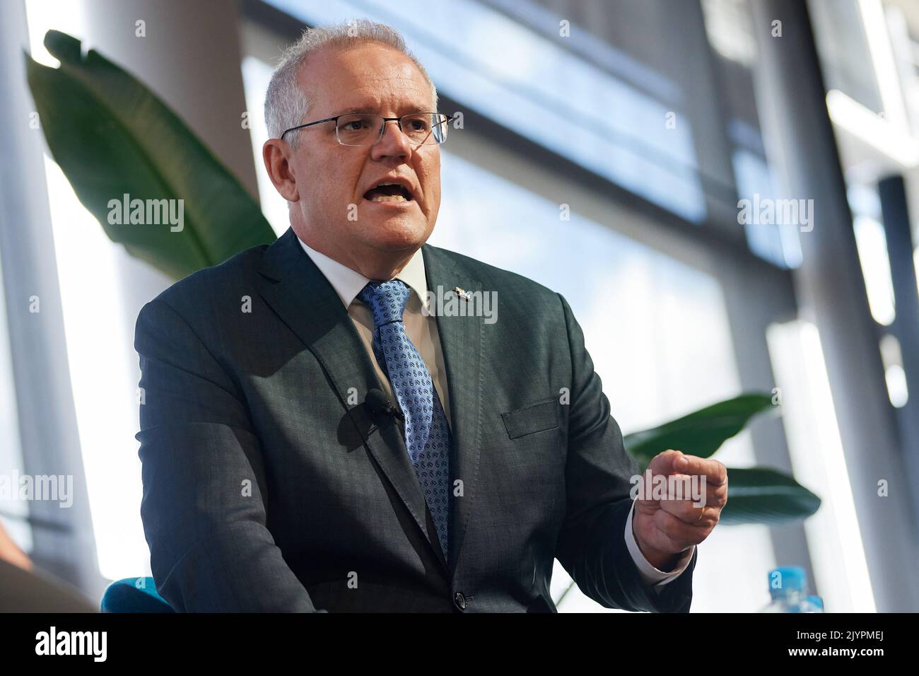 Prime Minister Scott Morrison addresses the Perth US Asia Centre at ...