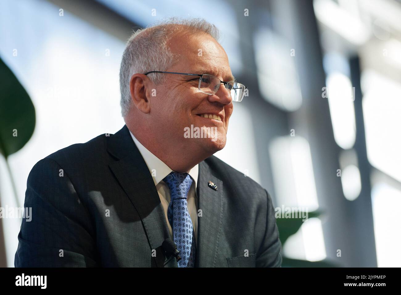 Prime Minister Scott Morrison addresses the Perth US Asia Centre at ...