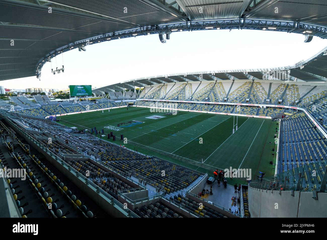 Queensland Maroons, Queensland Country Bank Stadium is seen before Game ...