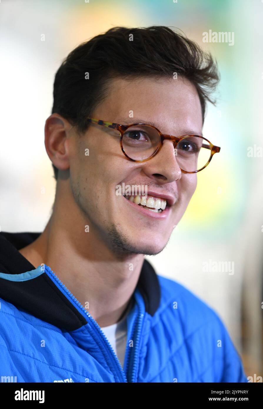 Mitch Larkin looks on during a press conference ahead of the Australian ...