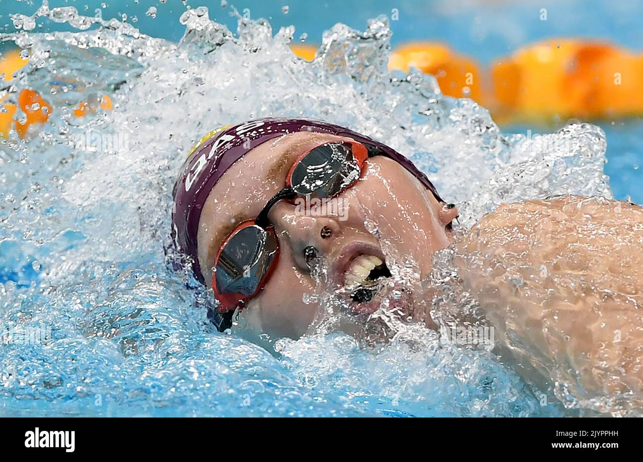 Lakeisha Patterson is seen during the Women’s 400m Freestyle Multi ...