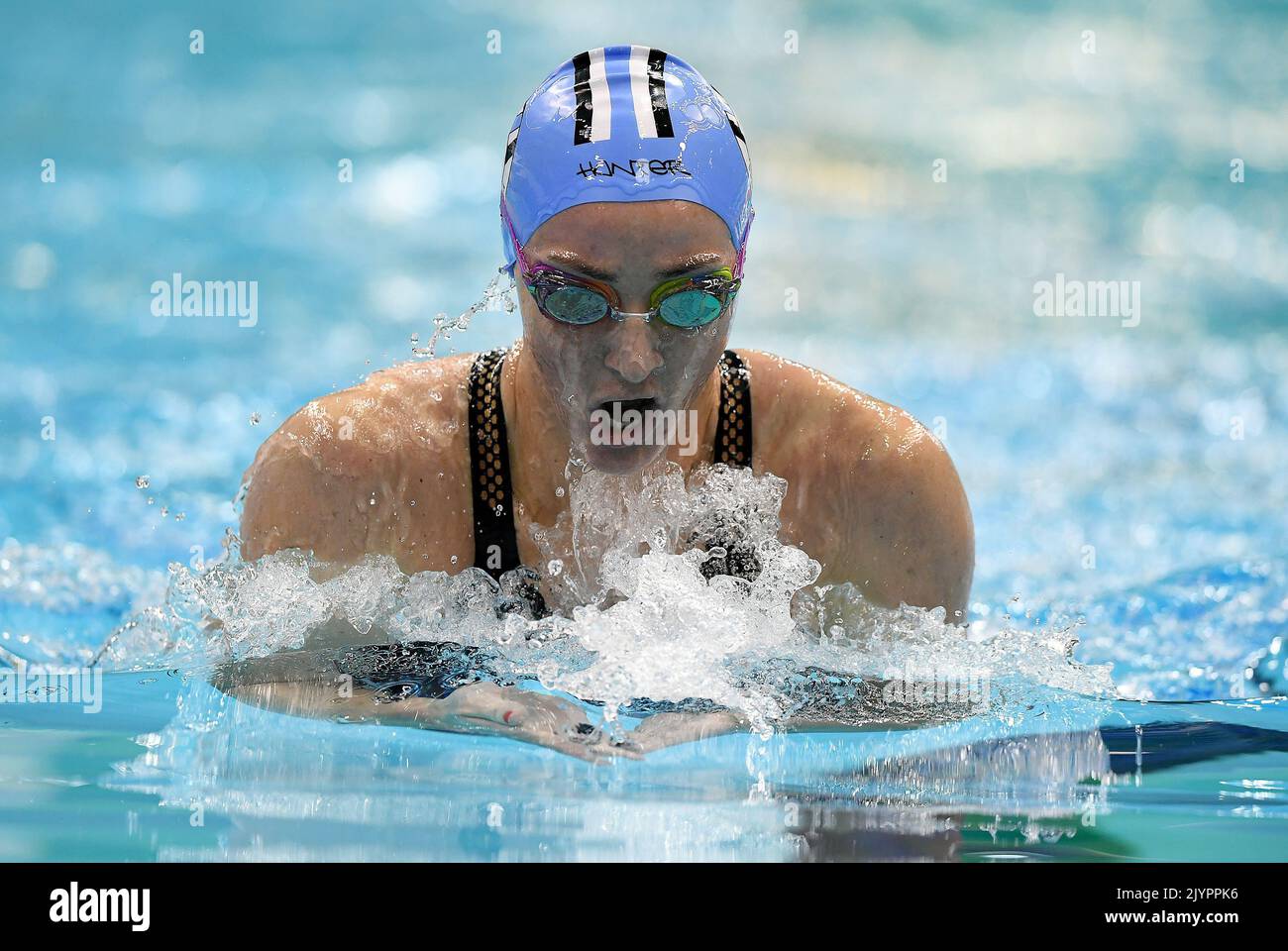 Meg Bailey swimming in the Women’s 400m Individual Medley heats on Day ...