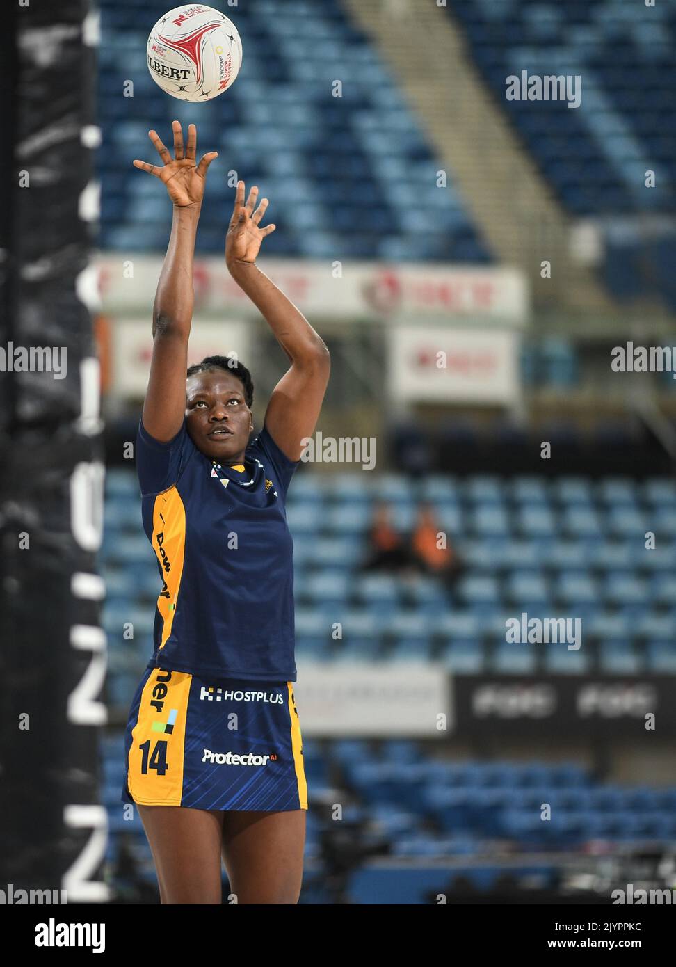 Peace Proscovia of the Lightning practicing before the Round 7 Super ...