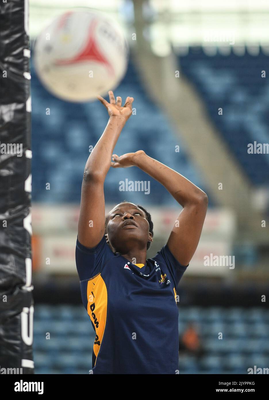 Peace Proscovia of the Lightning practicing before the Round 7 Super ...