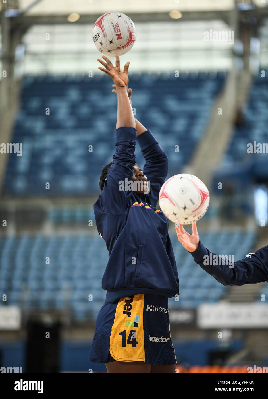Peace Proscovia of the Lightning practicing before the Round 7 Super ...