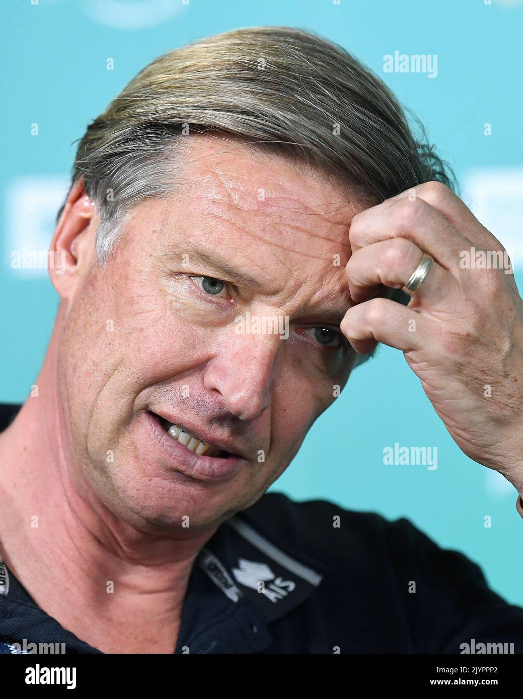 Swimming Australia CEO Alex Baumann is seen on Day 1 of the Australian ...