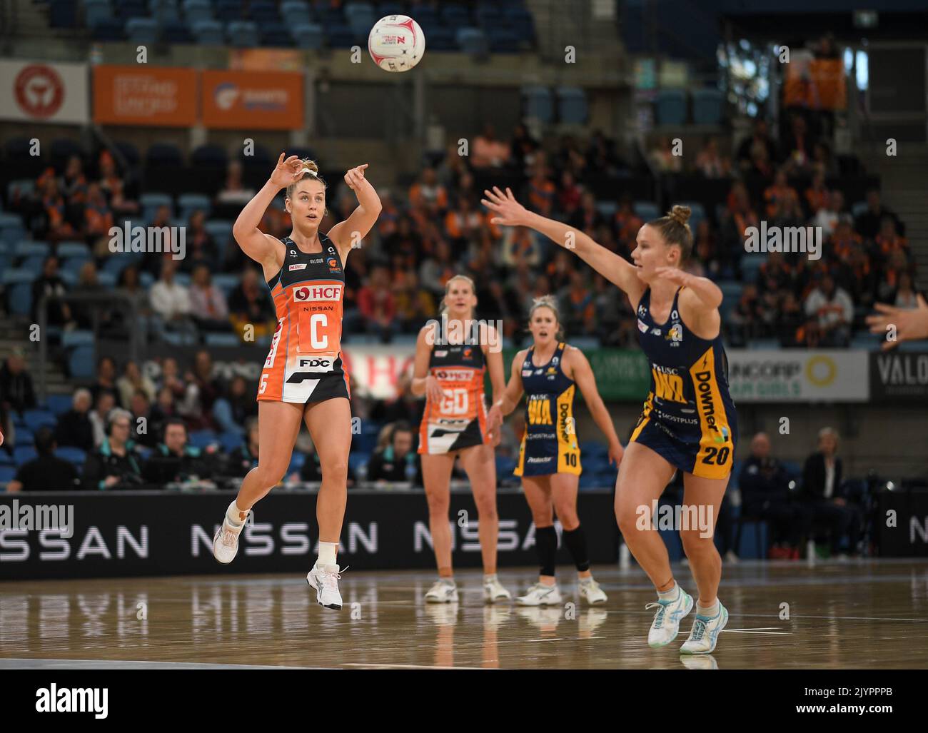 Jamie-Lee Price of the Giants and Mahalia Cassidy of the Lightning ...