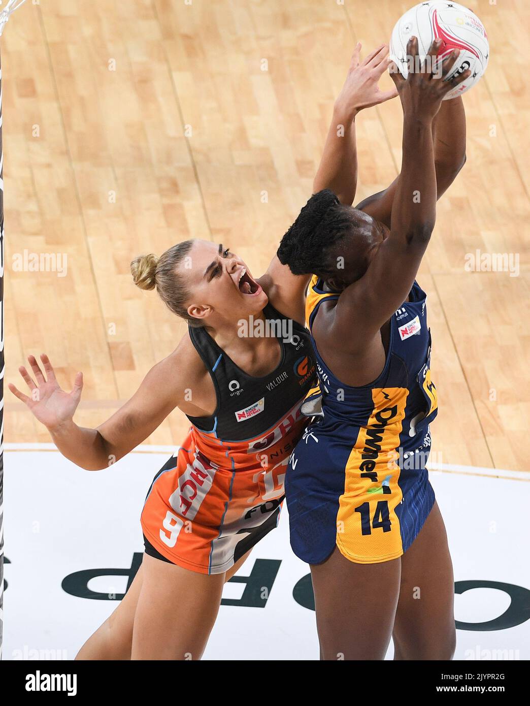Peace Proscovia of the Lightning and Matilda McDonell of the Giants ...
