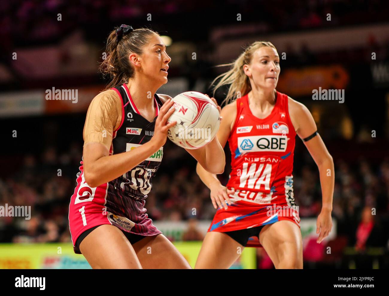 Matilda Garrett of the Thunderbirds during the Round 7 Super Netball ...