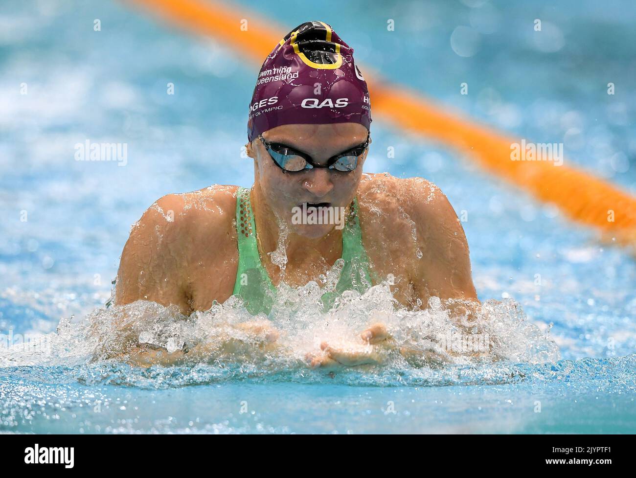 Chelsea Hodges swims in the Women’s 100m Breaststroke Heats at the ...