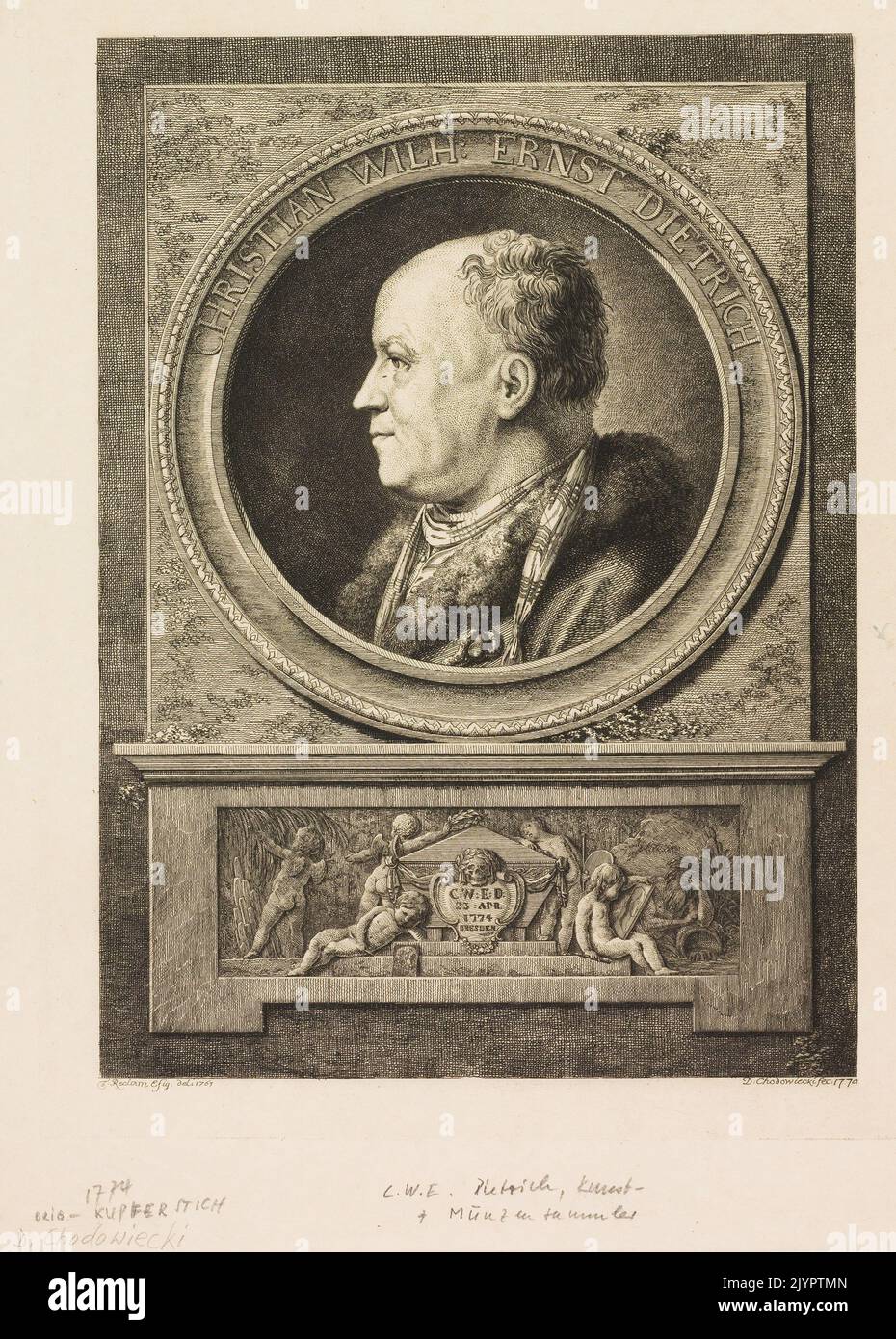 Christian Wilhelm Ernst Dietrich Stock Photo - Alamy