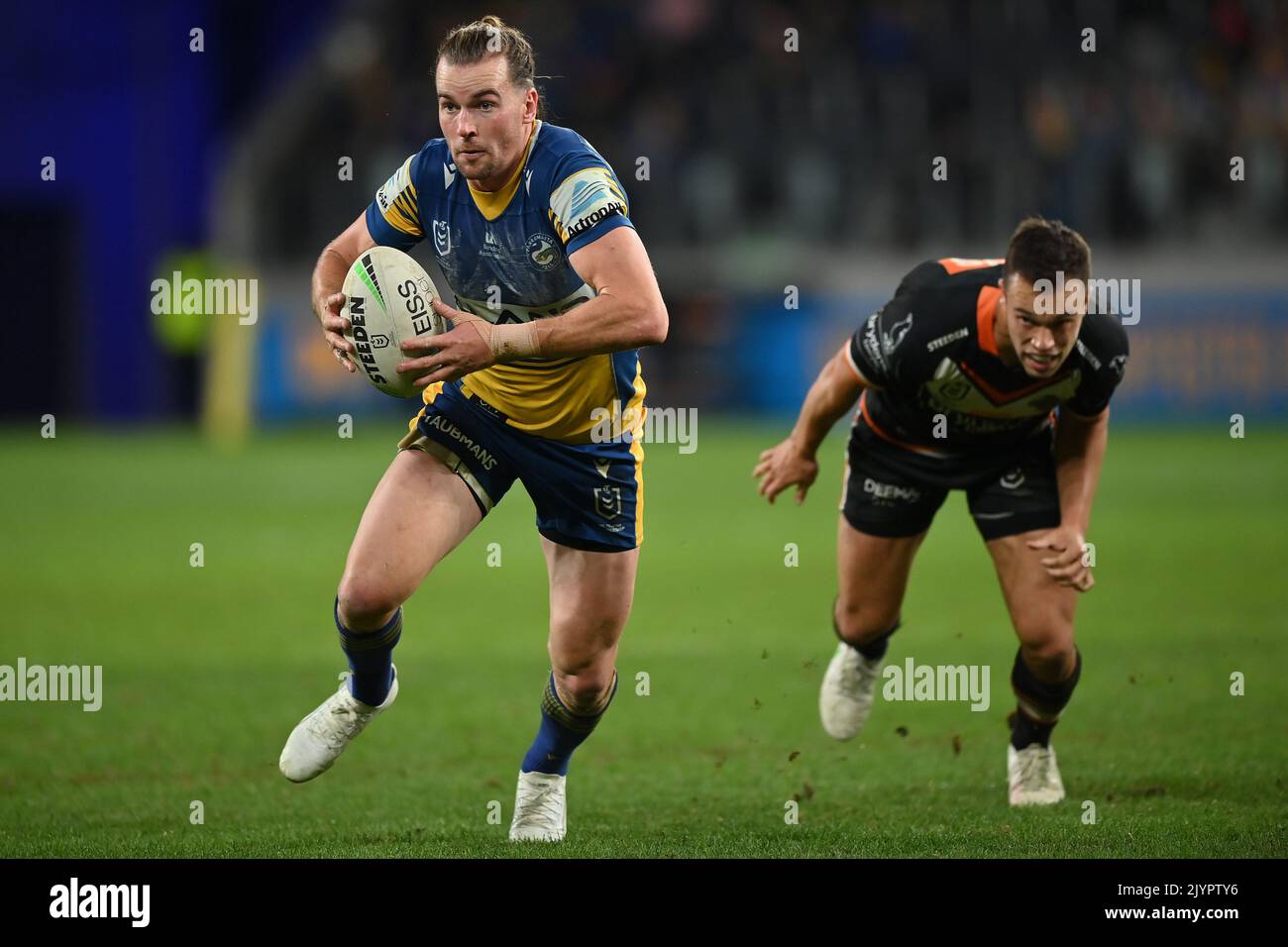 Clint Gutherson of the Eels during the Round 14 NRL match between the ...