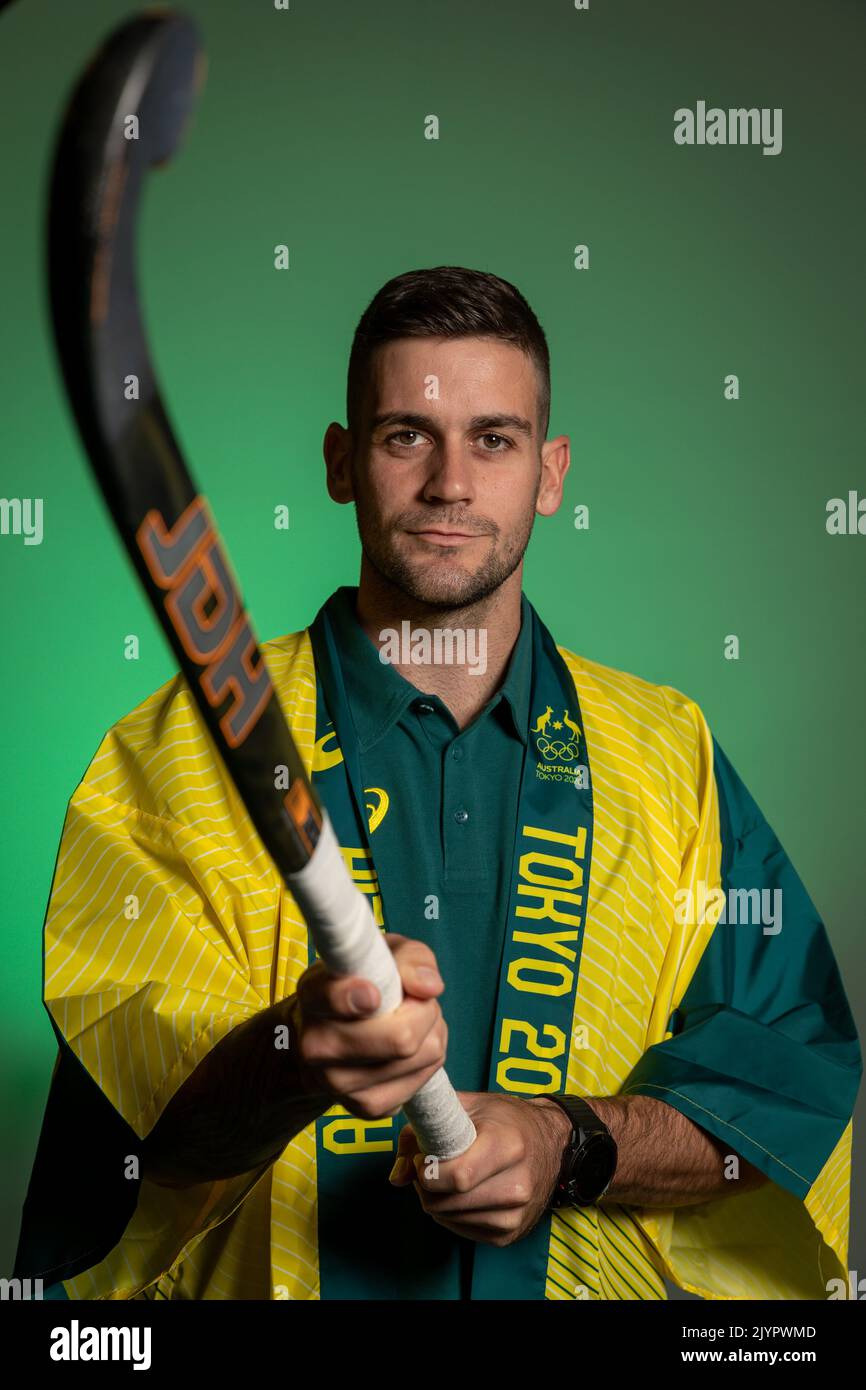 Blake Govers of the Kookaburras poses for a photograph during an ...