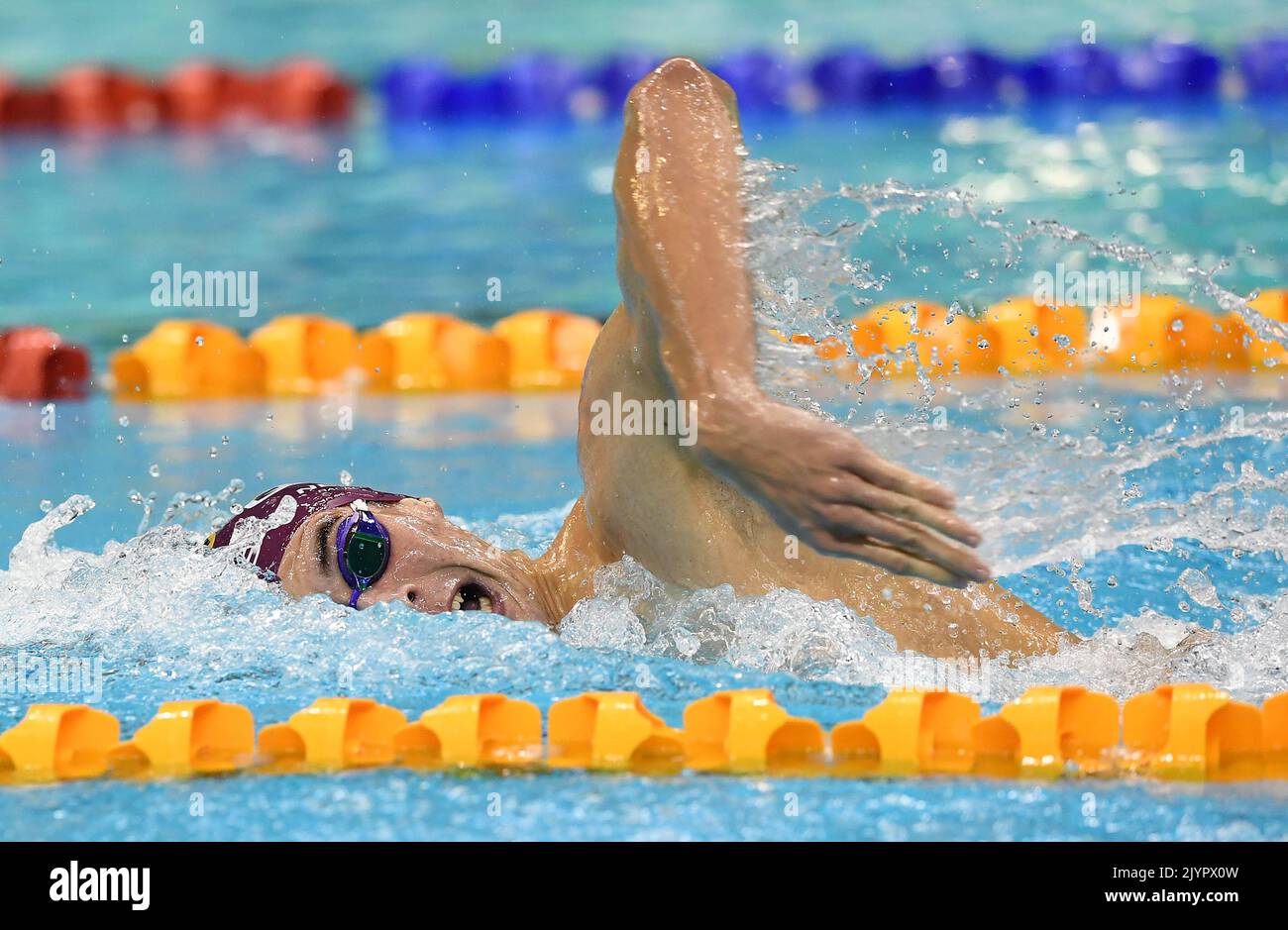 Thomas Neill swims during the Men’s 800m Freestyle Final at the ...