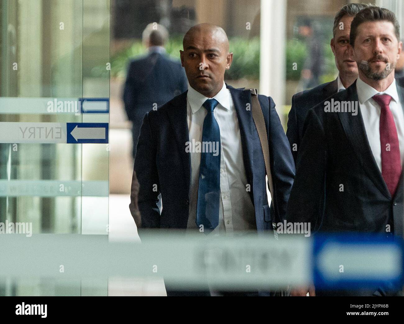 George Gregan arriving at the The Federal Court of Australia in Sydney ...