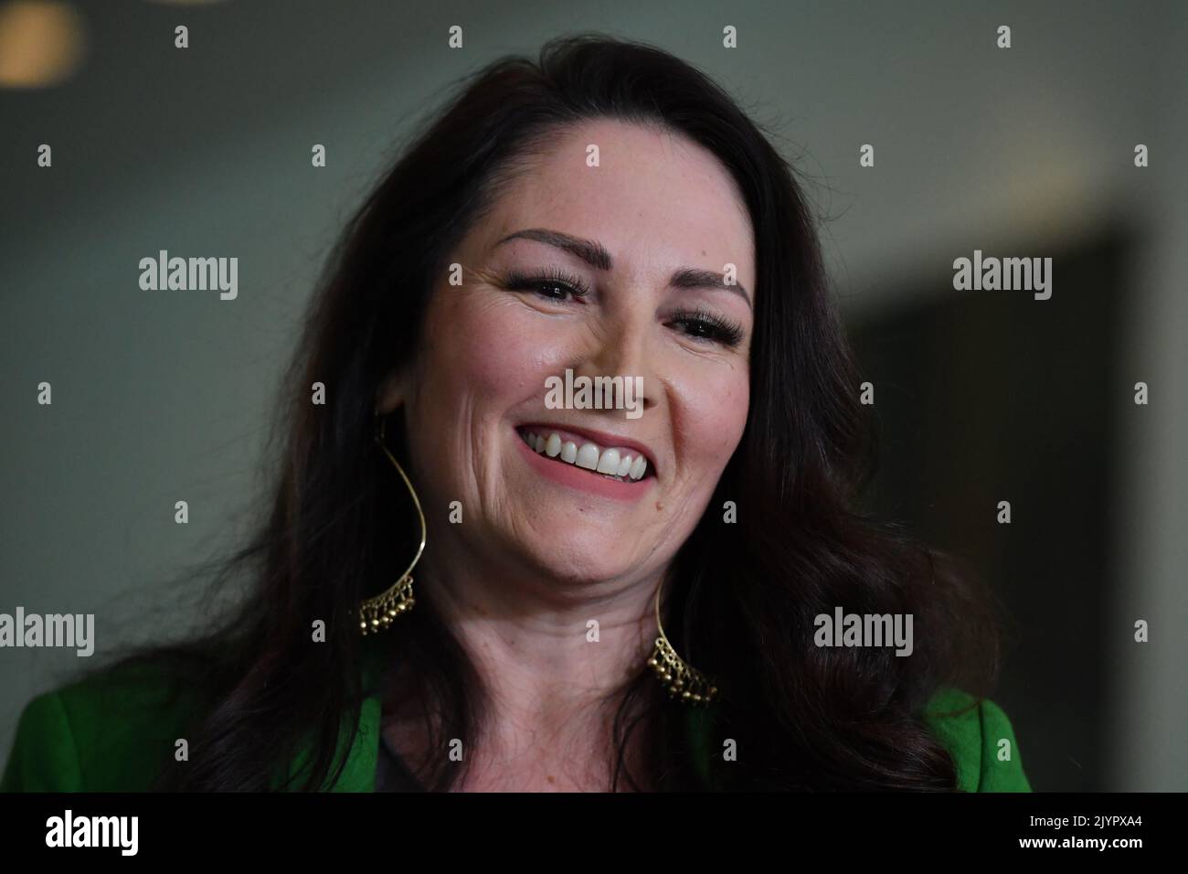 Online safety advocate Sonya Ryan at a press conference at Parliament ...