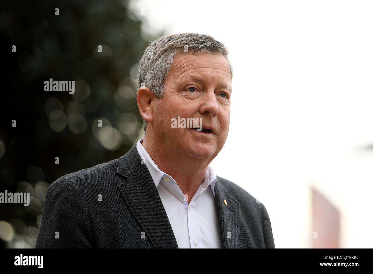 CEO of the Australian Olympic Committee Matt Carroll speaks during the ...